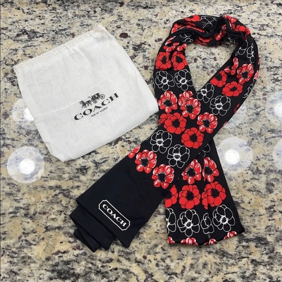 Coach | Accessories | Coach Silk Scarf | Poshmark